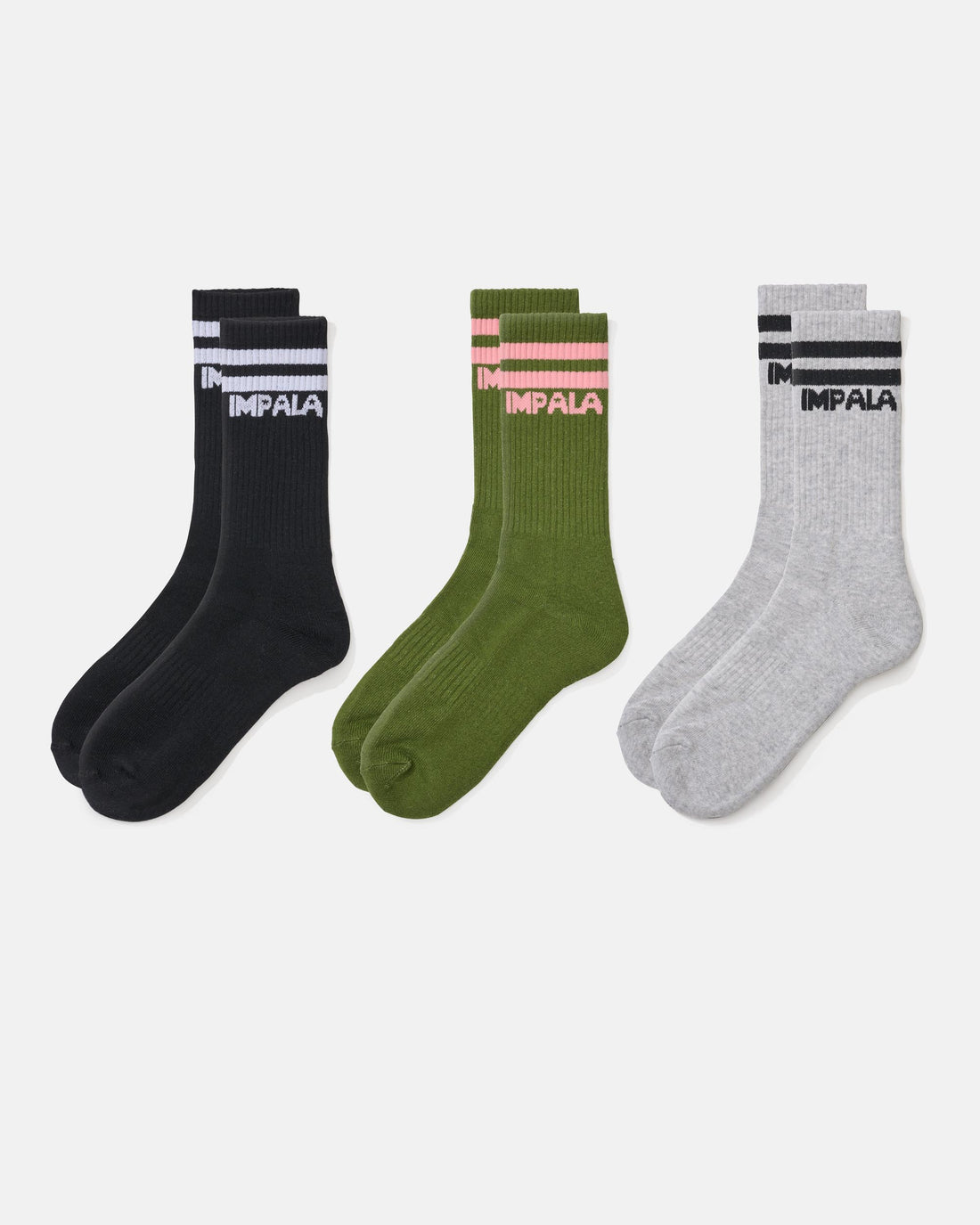 Impala Stripe Sock 3pk - Camo – Impala Skate