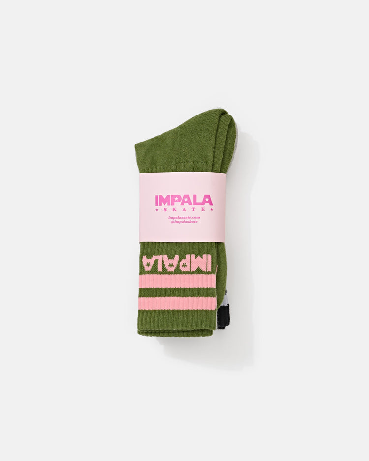 Impala Stripe Sock 3pk - Camo – Impala Skate