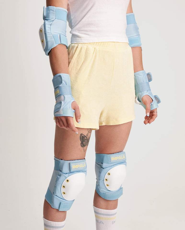 Impala Protective Set - Sky Blue/Yellow – Impala Skate