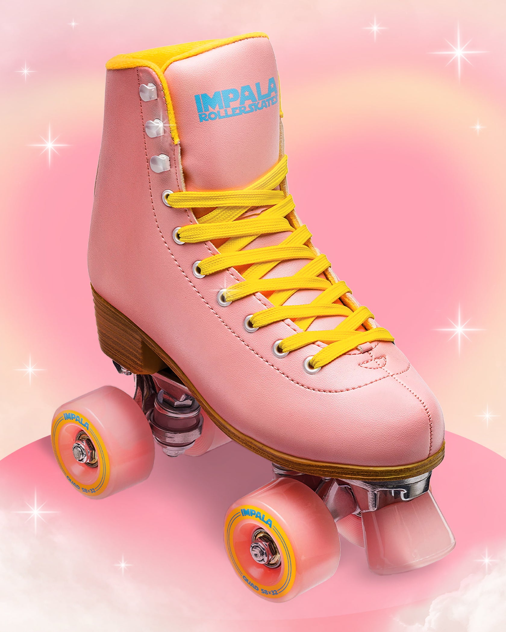 Impala Quad Skate - Pink/Yellow – Impala Skate